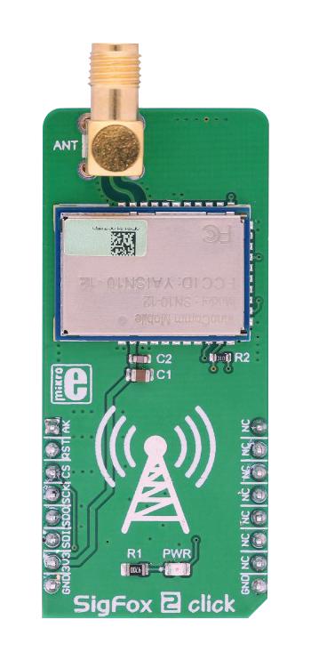 MIKROE-3039 - Mikroelektronika - Add-On Board, Sigfox 2 Click Board ... MIKROE-3039 - Mikroelektronika - Add-On Board, Sigfox 2 Click Board ...