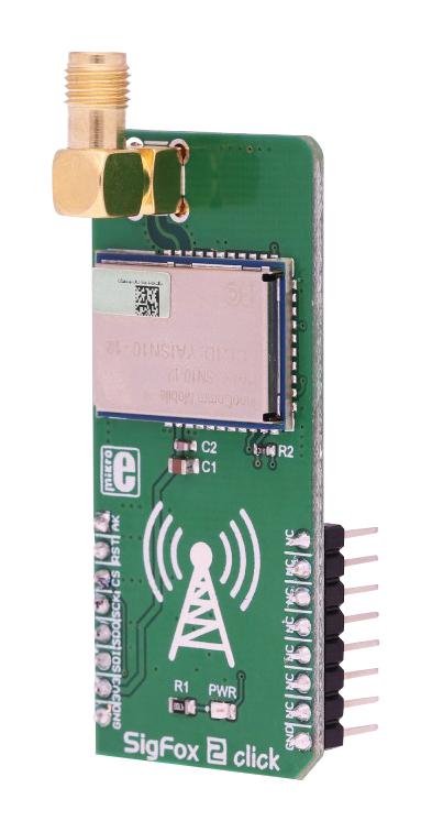 MIKROE-3039 - Mikroelektronika - Add-On Board, Sigfox 2 Click Board ... MIKROE-3039 - Mikroelektronika - Add-On Board, Sigfox 2 Click Board ...