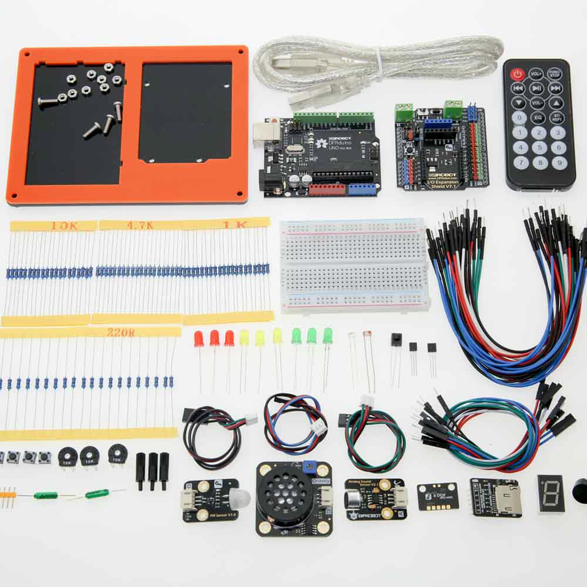 Kit0133 Dfrobot E Learning Kit Gravity Zero To Hero Arduino
