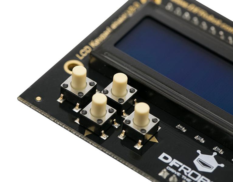 Dfr0374 Dfrobot Lcd Keypad Shield V20 Arduino Board