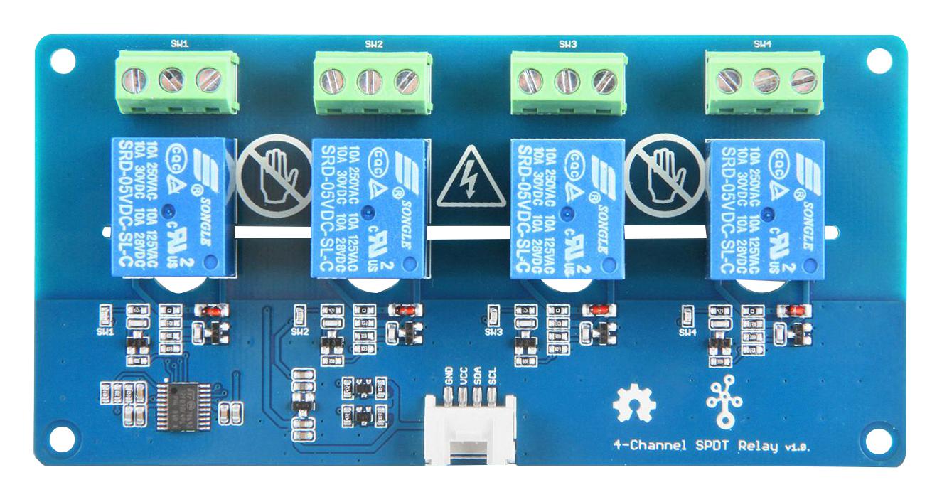 103020133 - Seeed Studio - SPDT Relay Board, SRD-05VDC-SL-C, Arduino ... 103020133 - Seeed Studio - SPDT Relay Board, SRD-05VDC-SL-C, Arduino ...