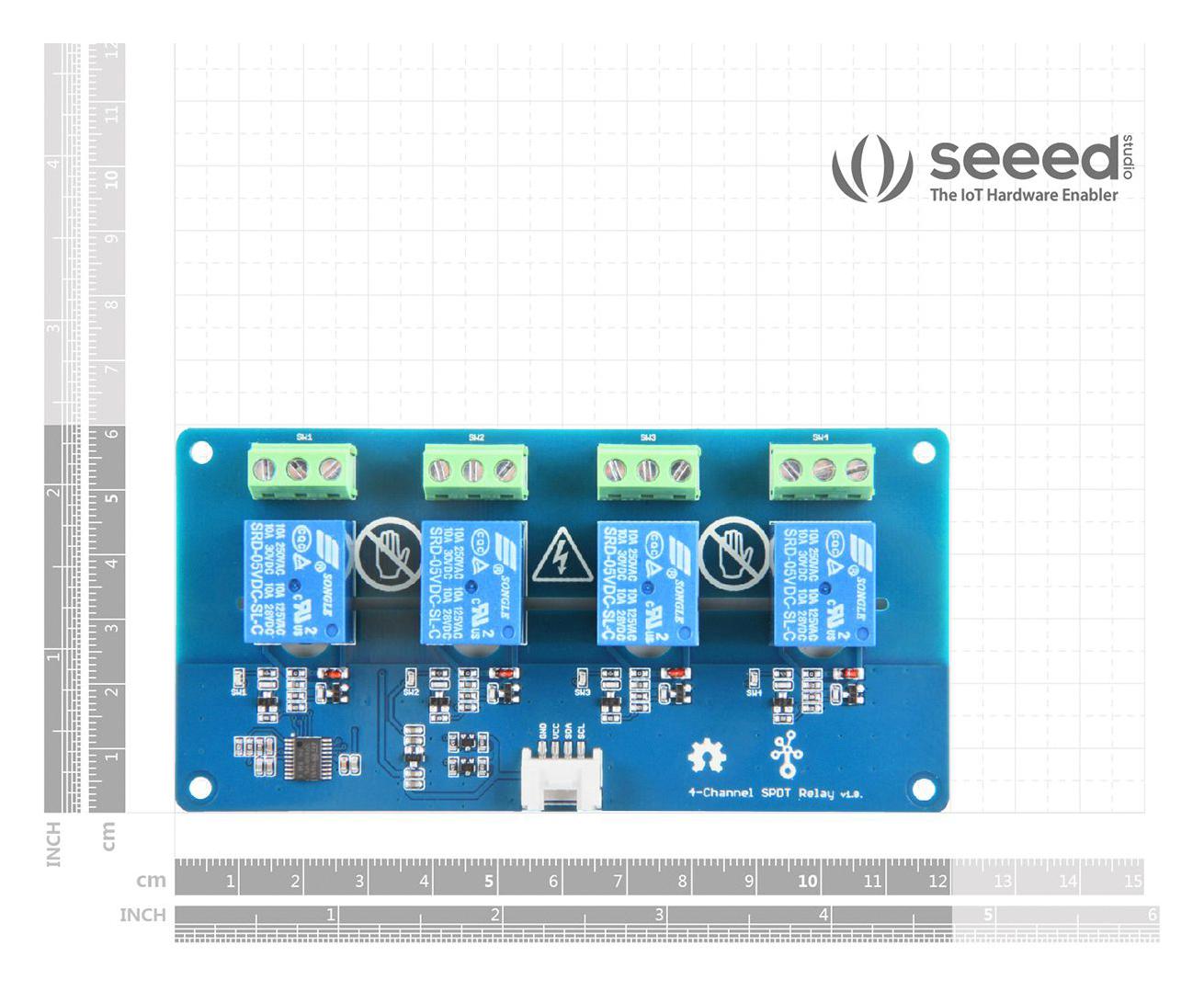 103020133 - Seeed Studio - SPDT Relay Board, SRD-05VDC-SL-C, Arduino ... 103020133 - Seeed Studio - SPDT Relay Board, SRD-05VDC-SL-C, Arduino ...