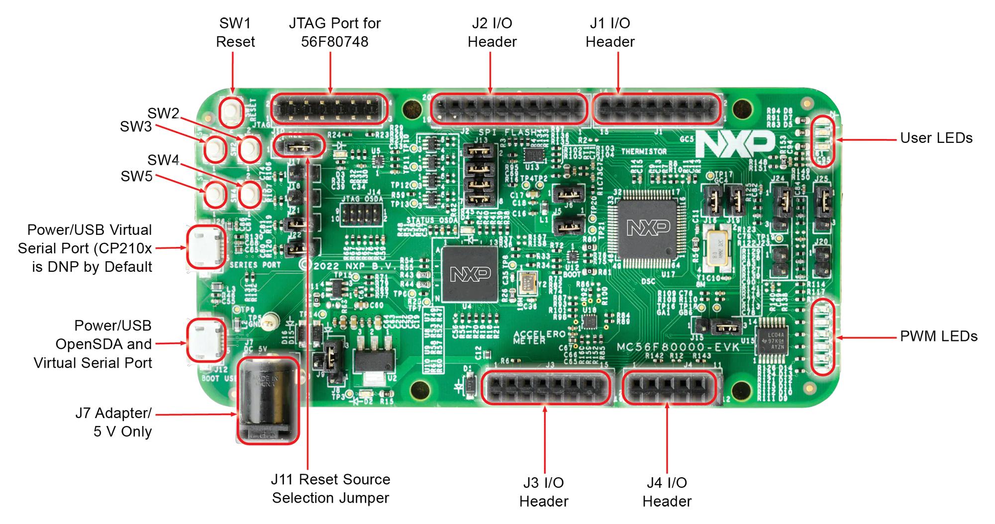 MC56F80000-EVK - Nxp - Evaluation Kit, MC56F80748, DSP MC56F80000-EVK - Nxp - Evaluation Kit, MC56F80748, DSP